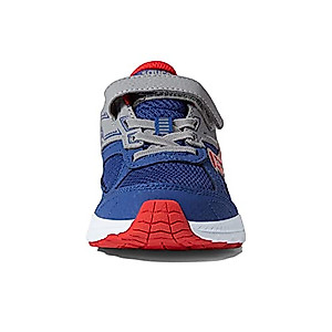 Saucony Cohesion 14 Alternative Closure Running Shoe, Navy/RED, 2 US Unisex Big Kid