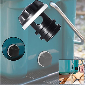 Cooler Plug for YETI Cooler, Drain Plug Cooler Plug Compatible with Yeti and RTIC Coolers Leak-Proof Replacement for YETI Tundra Roadie Tank Coolers and RTIC Coolers 2pcs