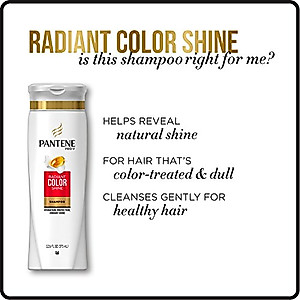 Pantene Radiant Color Shine Shampoo 25.4 Fl Oz (Pack of 3)