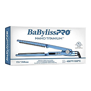 BaBylissPRO Nano Titanium 1-3/4" Ionic Straightening Iron