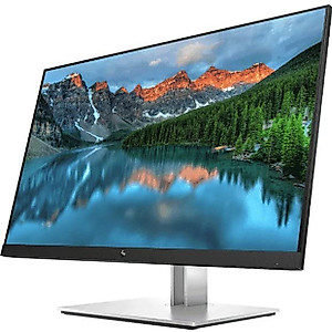 HP EliteDisplay E27 G4 27 Inch IPS LED Backlit Monitor, FHD 1920 x 1080, Blue Light Filter, HDMI, VGA, DisplayPort, Black