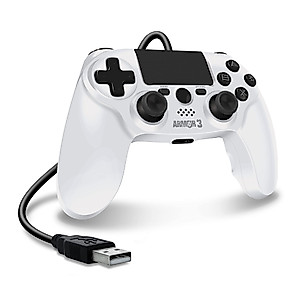 Armor3 Wired Game Controller for PS4/ PC/Mac (White) - PlayStation 4