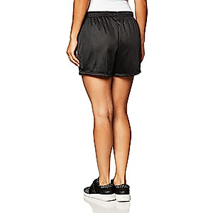 Champion Women's Mesh Short, Black, Large