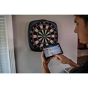 Arachnid SDB4000 Electronic Soft Tip Smart Dartboard with Online Game Play, Black (SDBC4000ARA)
