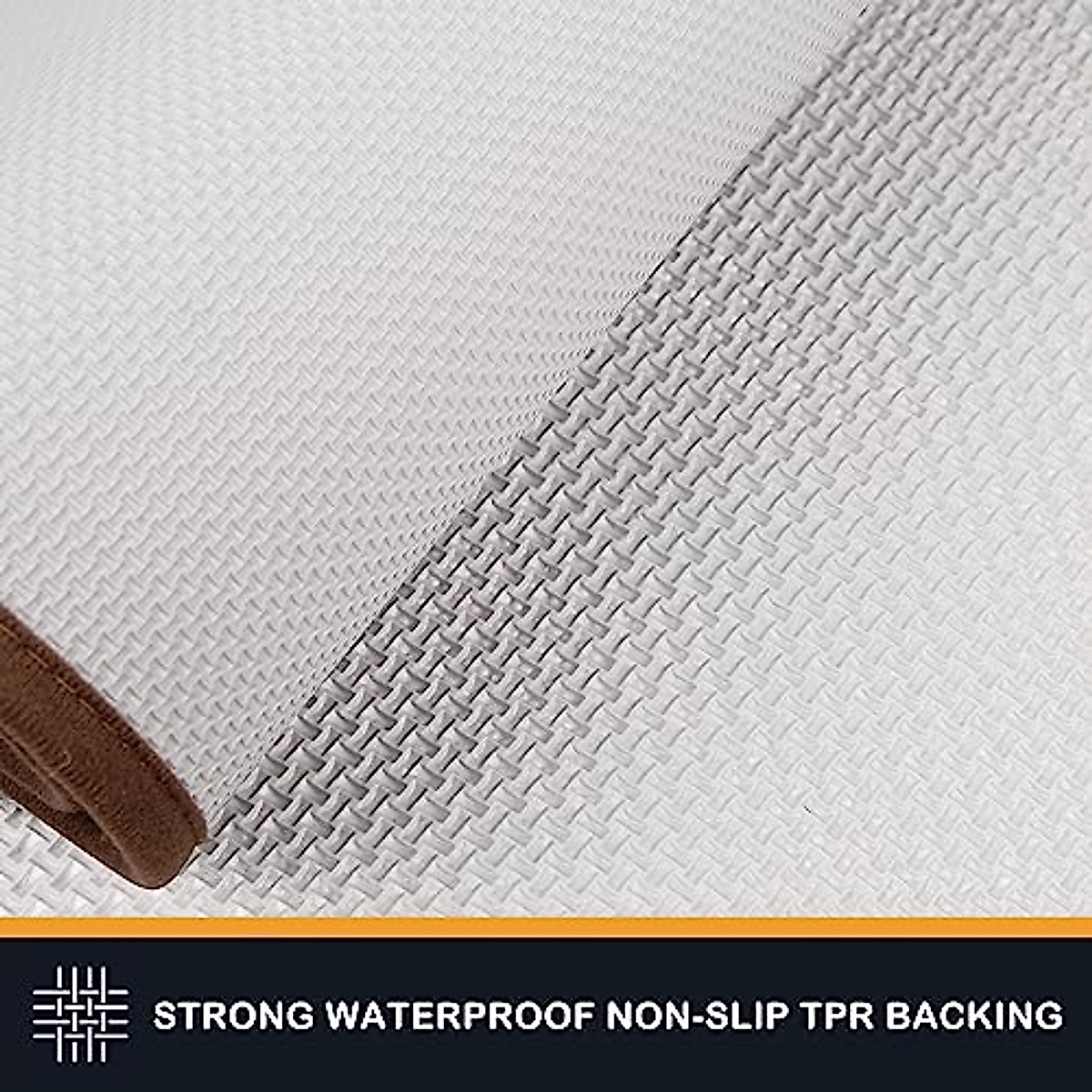 PURRUGS Dirt Trapper Door Mat 24" x 35.5", Non-Skid/Slip Machine Washable Microfiber Entrance Rug, Shoes Scraper, Dog Door Mat, Super Absorbent Floor Mat for Muddy Wet Shoes and Paws, Brown