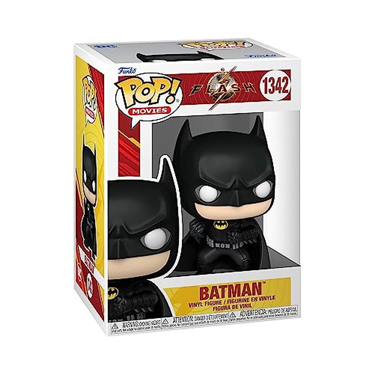 Funko POP! Movies: DC - The Flash - Batman - (Keaton) - DC Comics - Collectable Vinyl Figure - Gift Idea - Official Merchandise - for Kids & Adults - Comic Books Fans - Model Figure for Collectors