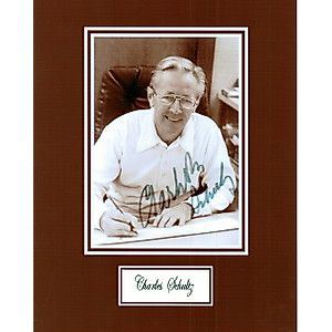 Kirkland Signature Charles Schultz, creator of Peanuts 8 X 10 Autograph Photo on Glossy Photo Paper
