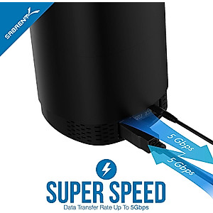 SABRENT USB 3.0 4 Bay 2.5” Hard Drive/SSD Docking Station with Fan (DS-4SSD)