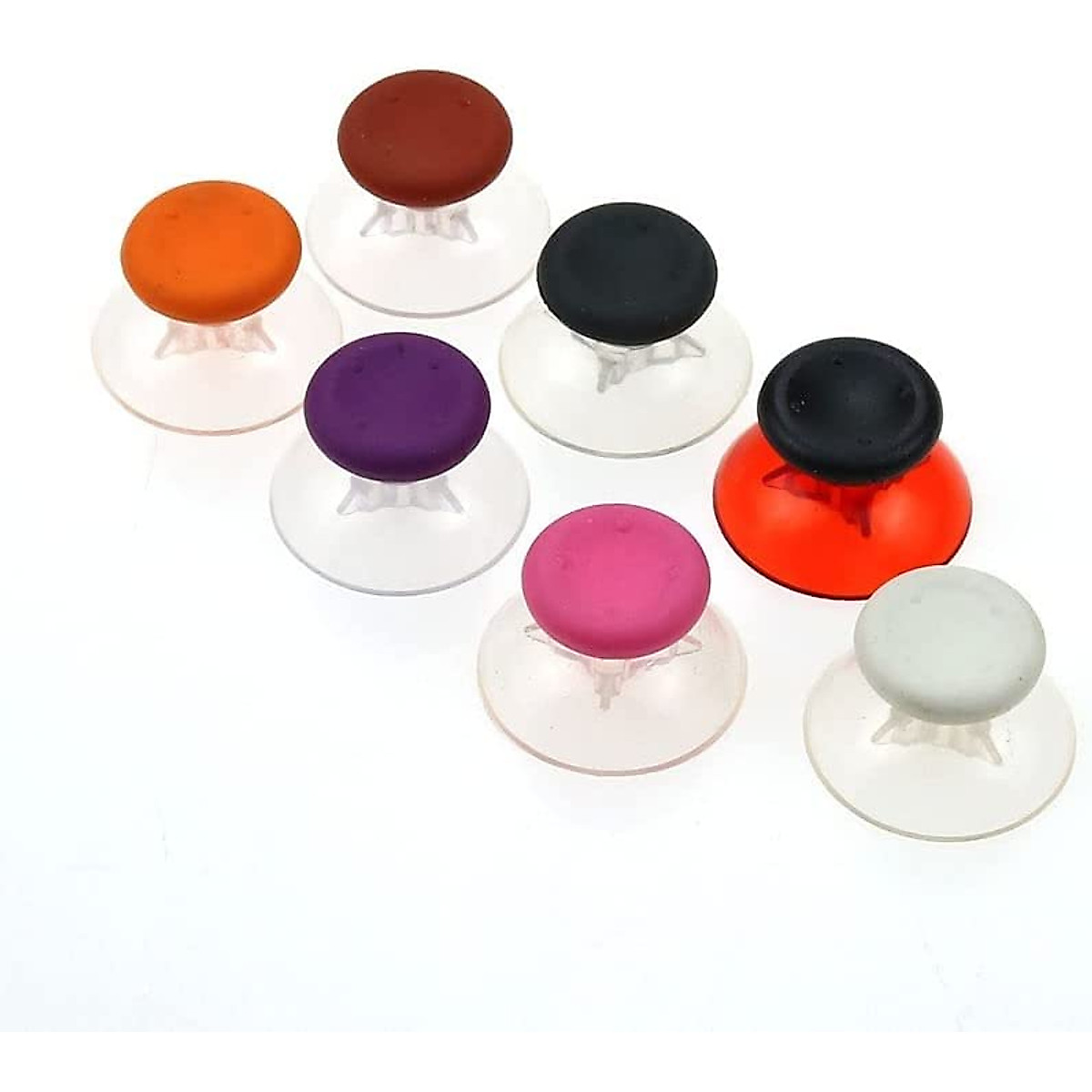 2PCS 3D Analog Joystick Grip Cap for Xbox 360 Xbox360 Mushroom Joystick Cap Controller Replacement (Pink)