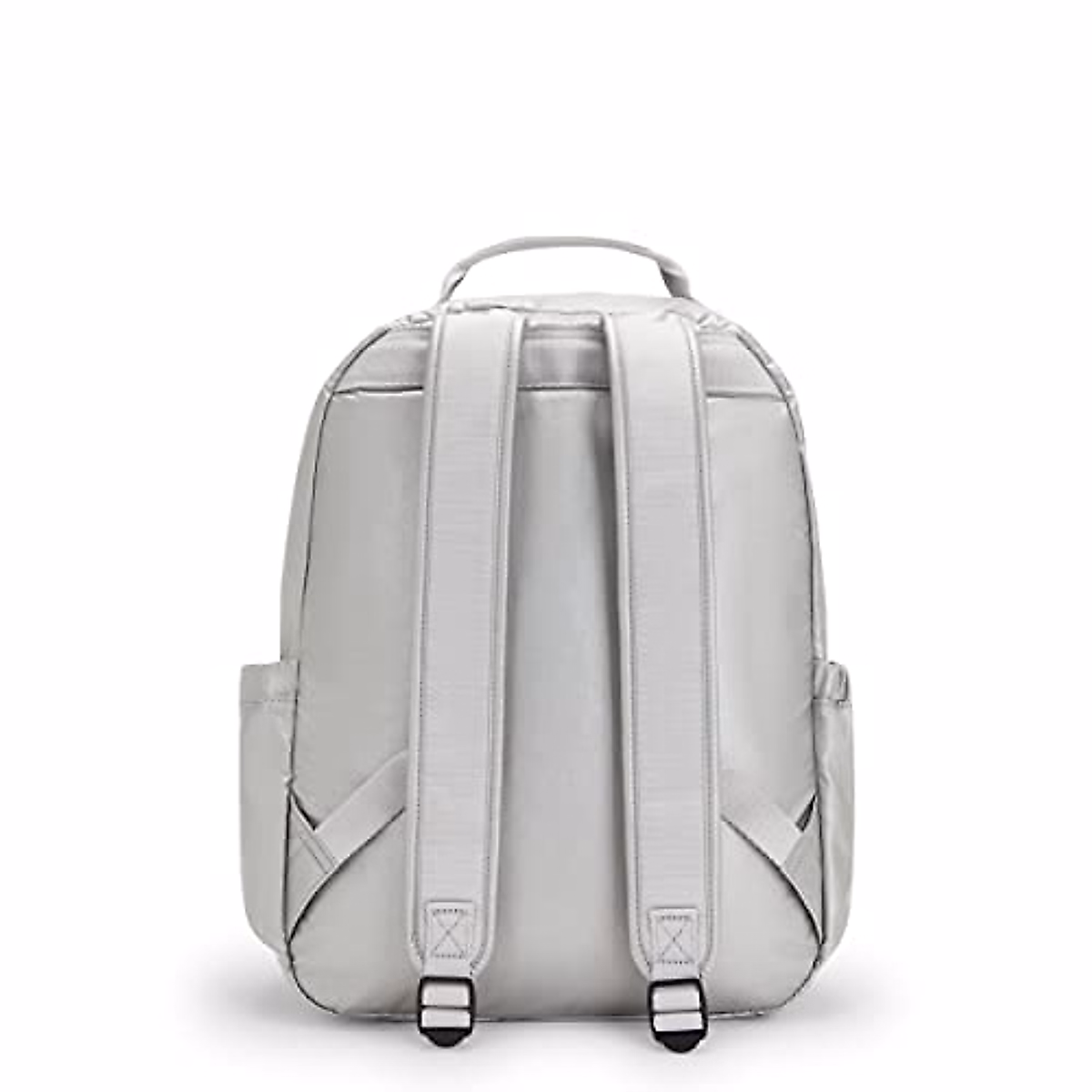 Kipling Women's Seoul 15" Laptop Backpack, Durable, Roomy with Padded Shoulder Straps, Bag, Bright Metallic, One Size