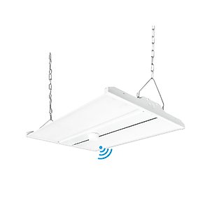 1 PK 800-Watt Equivalent 2FT LED Linear High Bay Shop Lights With Motion Sensor,210W,28350LM,135LM/W,5000K Linear Led Light Fixture,0-10V Dimmable UL&DLC Listed Commercial Bay Lighting For Garage,Shop