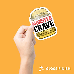 Hot4TShirts Personalized Stickers — Custom Vinyl Stickers Labels for Business, Weddings, Birthday Parties, Gifts — 50 Pack (2" Die Cut)