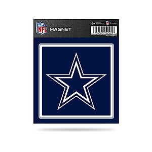 Rico Industries NFL Football Dallas Cowboys Team Logo 4" x 4" Magnet for Car, Refrigerator, Locker, Office Cabinet