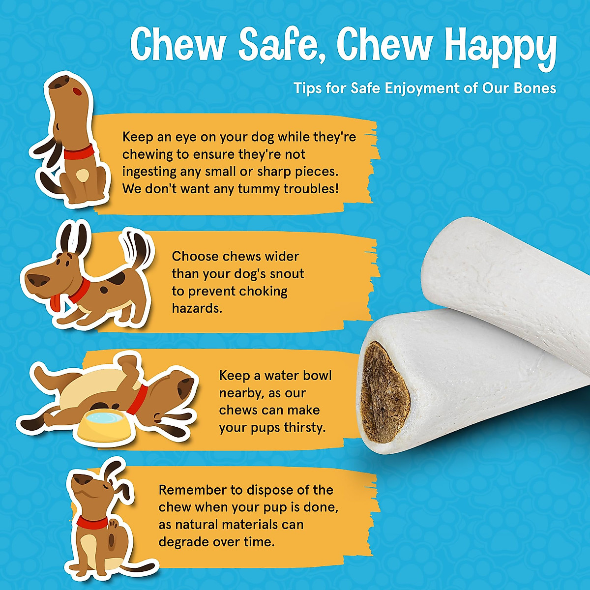 FETCHERONI Variety Pack Stuffed Dog Bones (Flavors: Bacon & Cheese, Peanut Butter, and Beef) - 3-4 Inch Long Dog Treats - Natural Stuffed Dental Dog Bone Treats for Dogs - 5 Pack