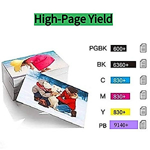 Compatible PGI-280 CLI-281 XXL Ink Cartridge Replacement for Canon 280 281 PGI-280XXL CLI-281XXL Ink Work with Canon Pixma TR7520 TS6320 TS8320 TS9120 TS9100 (with CLI281 PB, 7PK)