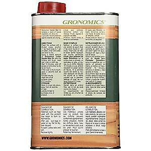 Gronomics GBO1Q Cedar Garden Bed Oil, 1-Quart