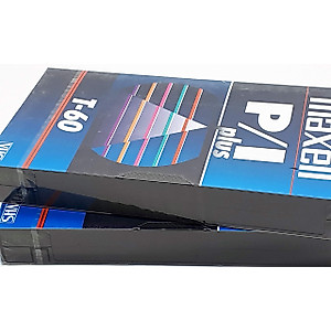 New Set of 2 Maxell P/I Plus t-60 VHS Tapes