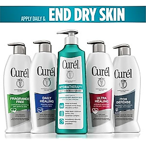 Curel Extra Dry Skin Therapy Lotion, Body and Hand Moisturizer, Hydra Silk Hydration, with Advanced Ceramide Complex, and Aloe Water, 12 oz