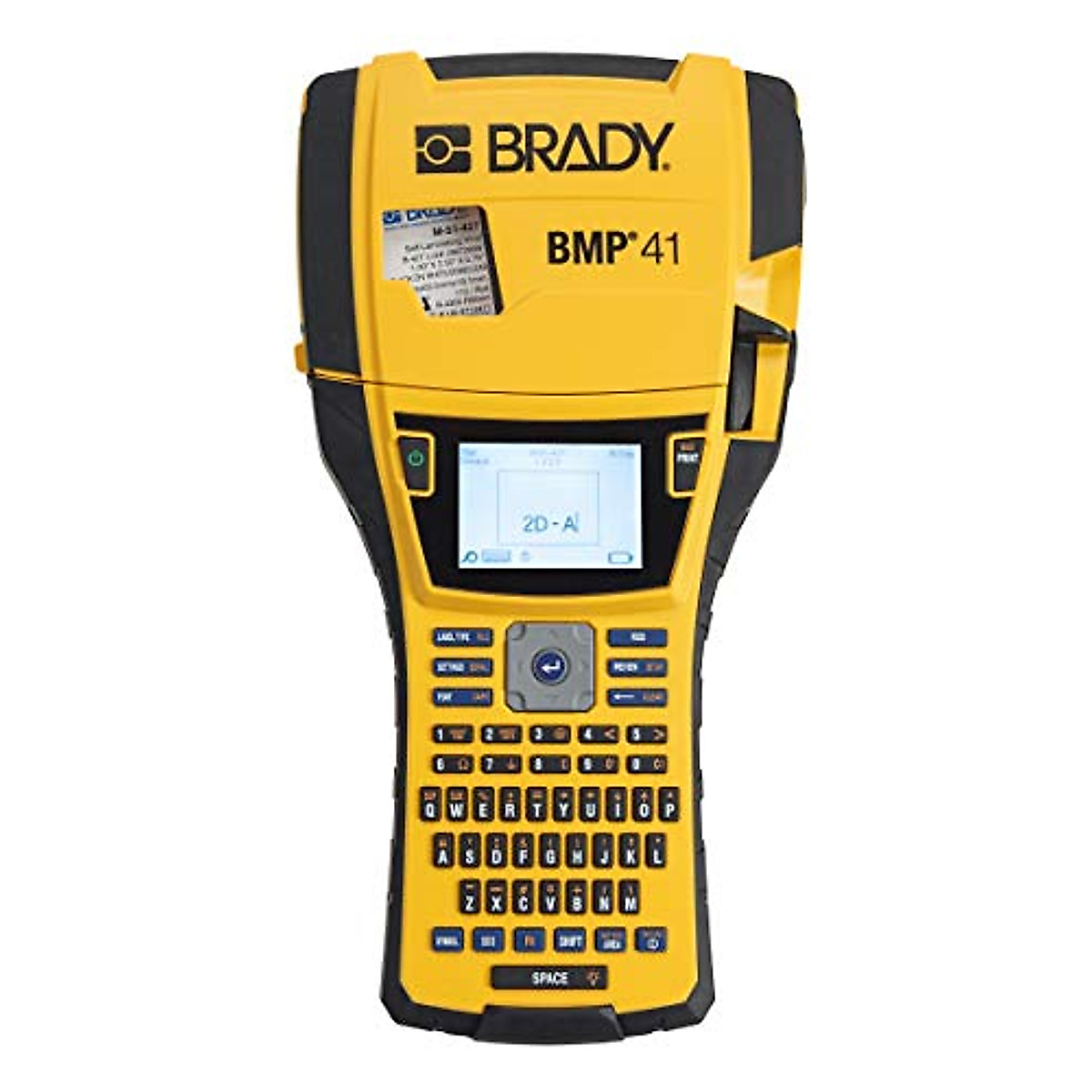 Brady BMP41 Portable Industrial Label Maker with Hard Case, Cable, AC Adapter, B595 Labels, Battery Pack,Yellow/Black
