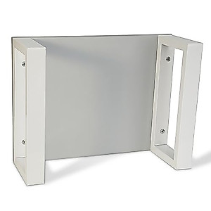 CONSDAN Step Stool with Metal Frame, Solid Hardwood Step Stool for Toddler/Kids/Adult, Portable Step Stool for Bedroom Bathroom-Grey