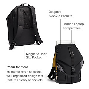 Tumi Men's Tahoe Finch Backpack, Black, One Size