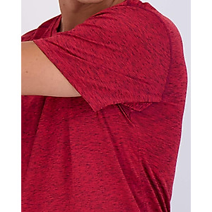 5 Pack Men’s Active Quick Dri Dry Fit Crew Neck T Shirts Athletic Running Gym Workout Short Sleeve Tee Tops Camisas para Hombres Summer