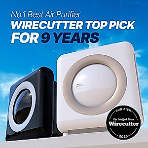 Coway Airmega AP-1512HH(W) True HEPA Purifier with Air Quality Monitoring, Auto, Timer, Filter Indicator, and Eco Mode, 16.8 x 18.3 x 9.7, White