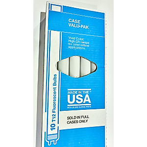 LEDVANCE F40CWX / F40T12/CW Supreme (10 Pack) 40 Watt T12 Fluorescent Tube Light Bulb 4100K - 40W Replaces F40T12/CW F40T12 F40XL/SP41 F40/SPX41 F40/SP41/ECO F40SP4