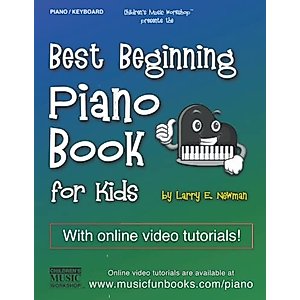Best Beginning Piano Book for Kids: With online video & audio support featuring step-by-step, easy to play piano method made simple for beginners (Piano Books by Music Fun Books)