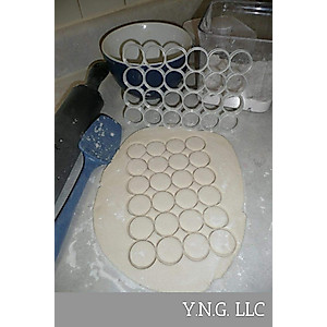 24 CIRCLES COOKIE CUTTER GRID 1.25 INCH DIAMETER WAFER EUCHARIST SACRAMENT MADE IN USA PR2895