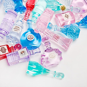 100PCS Dollhouse Miniature Decor Drink Bottle Miniature Bottles Wine Bottles Miniature Liquor Bottle Mini House Decoration