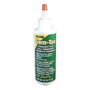 Beacon Gem-Tac Permanent Adhesive, 4-Ounce - 2 Pack