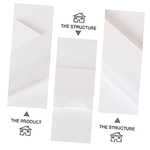 2pcs Box Transparent Box Holder Plastic Bins for Storage Carrying Case Temperature Measurement Tool Box Underarm Thermomete Box Small Box Storage Box