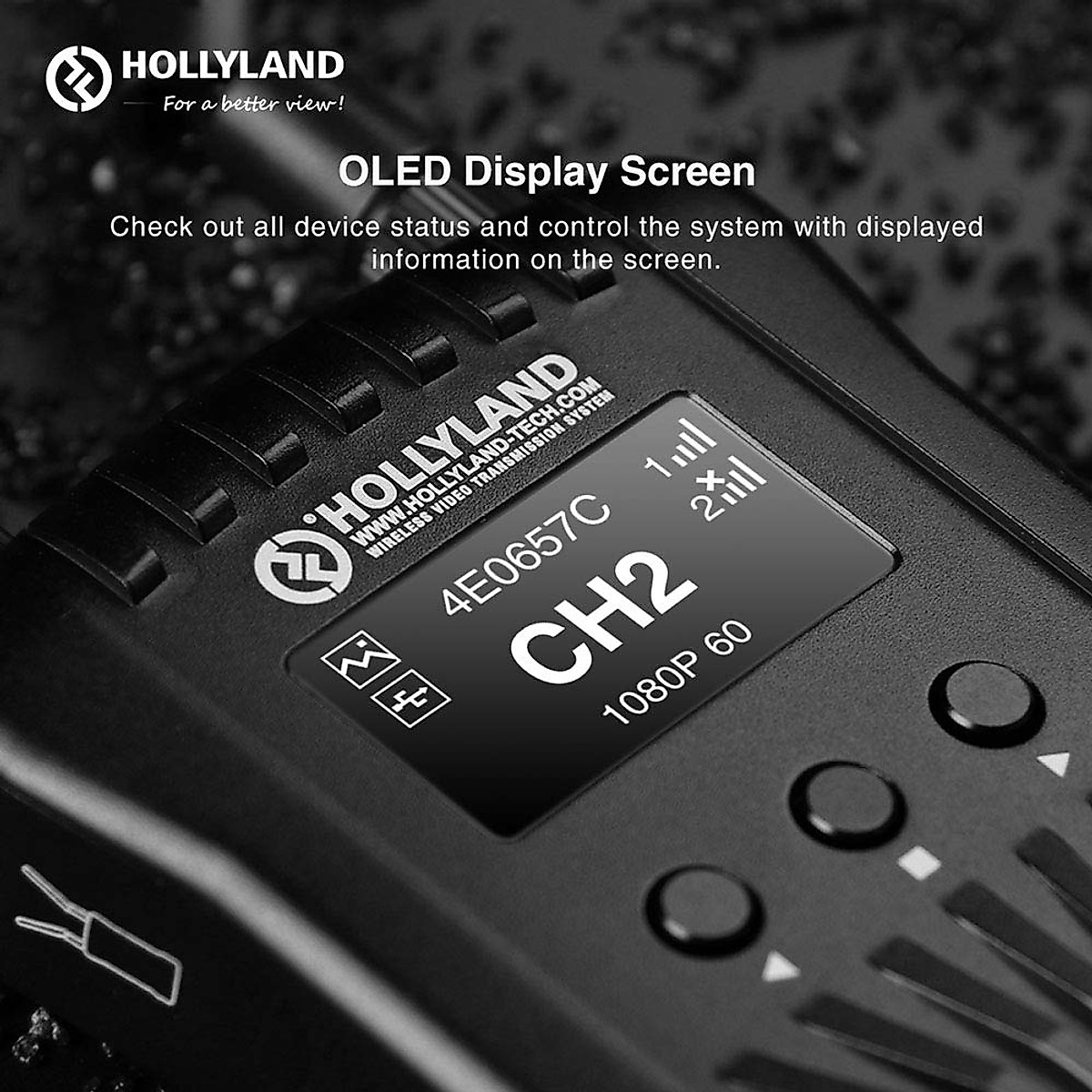 Hollyland Mars 400S [Official] Wireless SDI/HDMI Wireless Video Transmitter and Receiver-400ft Long Range 0.1s Low Latency, for Videographer Photographer Filmmaker Cinematographer