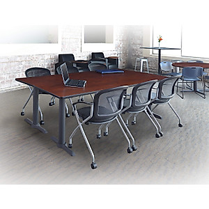 Regency Cadence Nesting Chair (4 Pack), Black