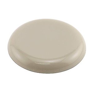 Prime-Line MP75141 1-11/16 inch Round Adhesive Tan Hard Plastic Slider (4-Pack)