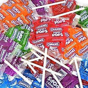 Charms Sweet Pops, in Assorted Fruit Flavors, 48-Count Box