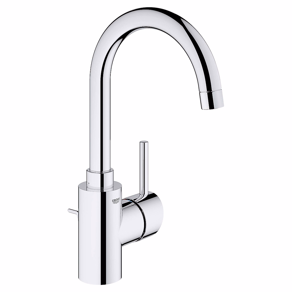 GROHE 32138002 Concetto, Single Hole Single-Handle L-Size Bathroom Faucet 1.2 GPM, Chrome