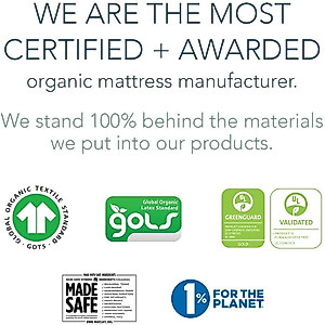 Naturepedic Organic Waterproof Mattress Protector Pad - Washable & Reusable Fitted Stretch Knit Mattress Cover - Highly Absorbent Bed Incontinence Pads - Breathable Fitted Cover for King 9"-16"