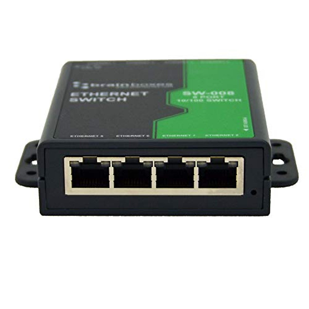 Brainboxes 8 Port Unmanaged Ethernet Switch Wall Mountable - 8 Ports - TAA Compliant - 2 Layer Supported - Twisted Pair - DIN Rail Mountable, Wall Mountable - Lifetime Limited Warranty