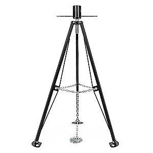 Camco Eaz-Lift Camper/RV 5th Wheel King Pin Tripod Stabilizer | Features Adjustable Height from 38.5" to 50" & 5,000 lb Certified Load Capacity | Folds for Easy RV Storage and Organization (48855)
