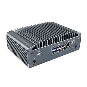 HUNSN Micro Firewall Appliance, Mini PC, OPNsense, VPN, Router PC, Core I3 10110U, RX10, AES-NI, 6 x Intel 2.5GbE LAN, HDMI, DP, COM, SIM Slot, TPM2.0, 16G RAM, 128G SSD
