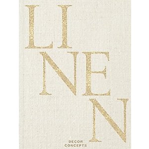 Hardcover Decorative Book: Linen Print Neutral Color Faux Display Book with Title Printed on Thick Spine. Perfect for Coffee Table, Home Decor, Staging and Stacking