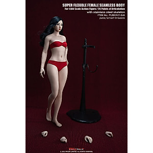 YSBRING 1/6 Scale Female Super Flexible Seamless Figure Body Steel Bone Well-Proportioned Small Breasts 12 Inch Collectible Action Figures with Pale Skin(PLSB2021-S46)