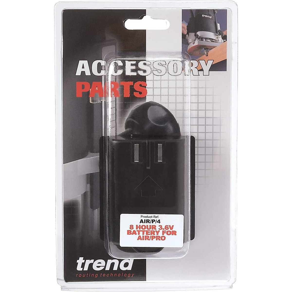 Trend Airshield Pro Spare/Replacement Rechargeable Battery for 8 Hours of Operation, AIR/P/4