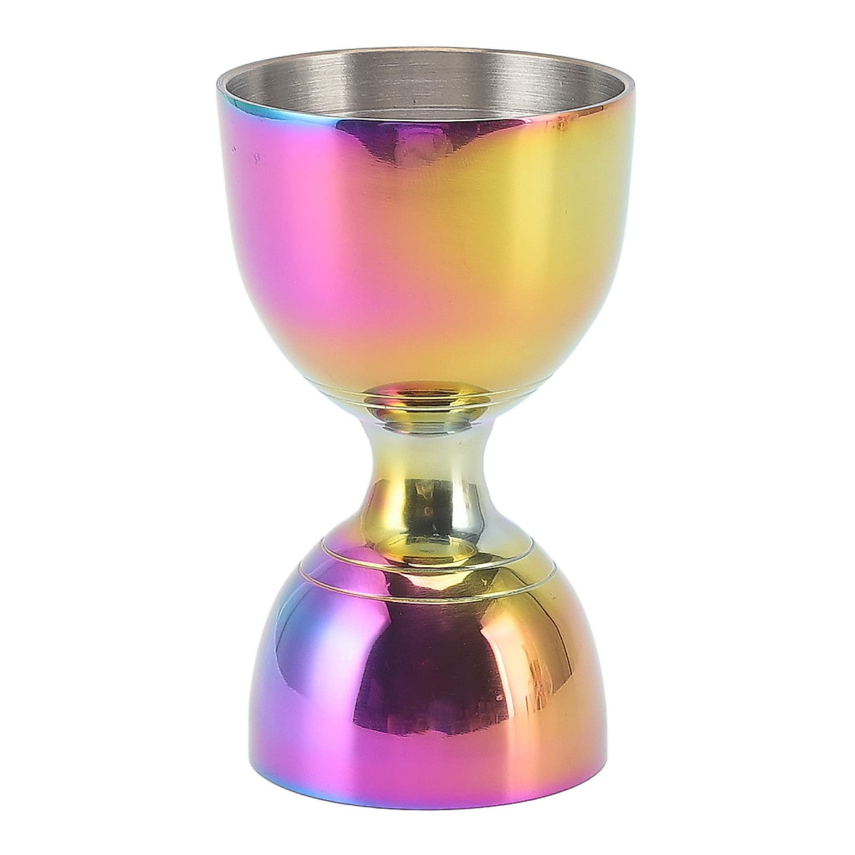 Zerodis Cocktail Jigger, Wide Opening Bar Jigger Strong Durable Stainless Steel for Liquor 30/60ml Colorful