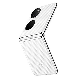 HUAWEI P50 Pocket 256GB 8GB RAM Factory Unlocked (GSM Only | No CDMA - not Compatible with Verizon/Sprint) | No Google Play Installed - White