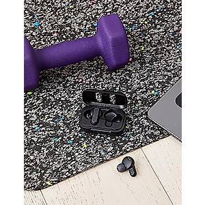 Skullcandy Dime 2 In-Ear Wireless Earbuds, 12 Hr Battery, Microphone, Works with iPhone Android and Bluetooth Devices - Black