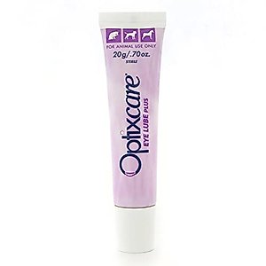 OptixCare Pet Eye Lube Plus + Hyaluron 20g for Dog Cat Horses
