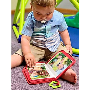 ToddleBee Baby Photo Album - Soft Baby Book First Year Baby Photo Book | My First Book of Photos with Woodland Animals - Baby Album Holds 4x6 Pictures for Memory Album Baby Shower